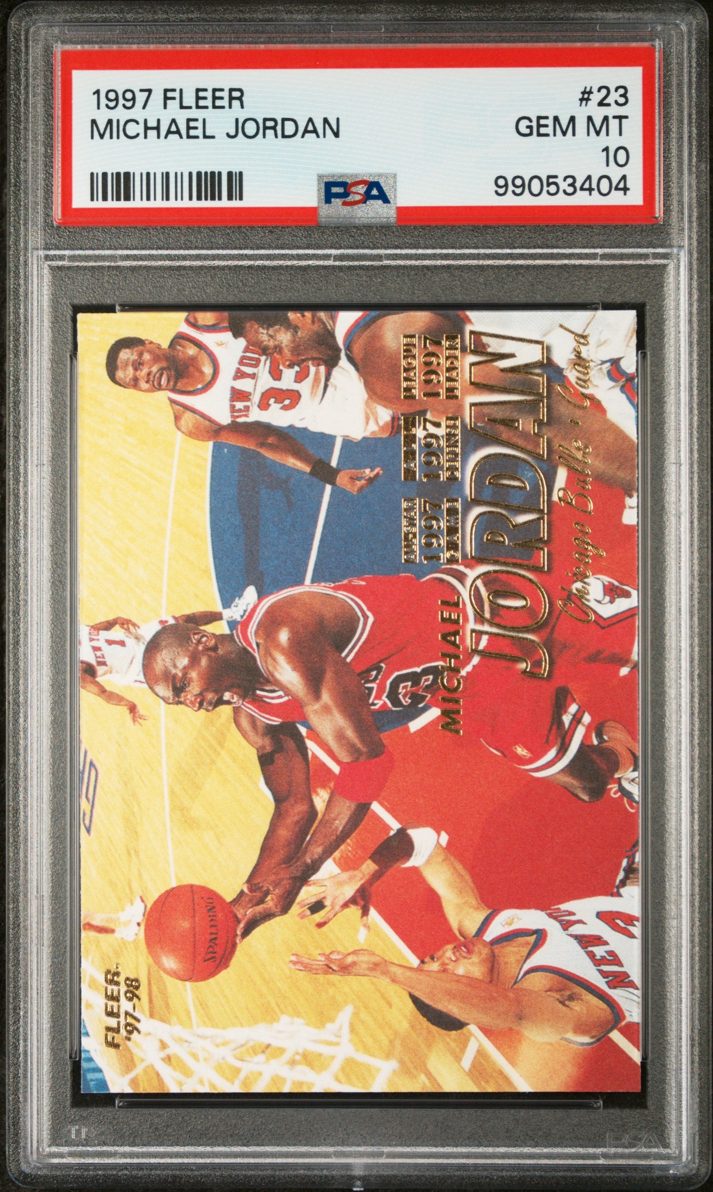 1997 Fleer Michael Jordan #23 PSA 10 – CardsHQ