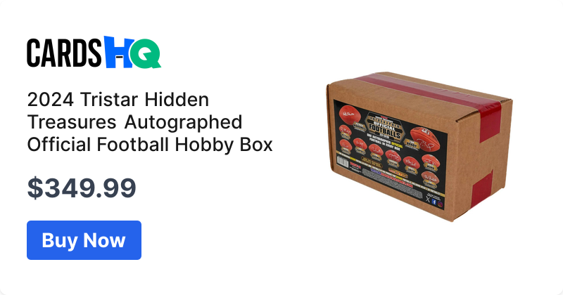 2024 Tristar Hidden Treasures Autographed Official Football Hobby Box ...