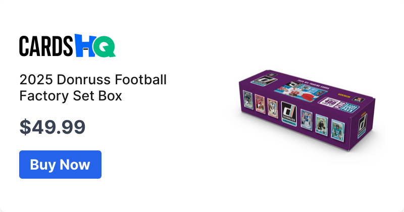 2025 Donruss Football Factory Set Box | CardsHQ - Shop Sports Cards ...