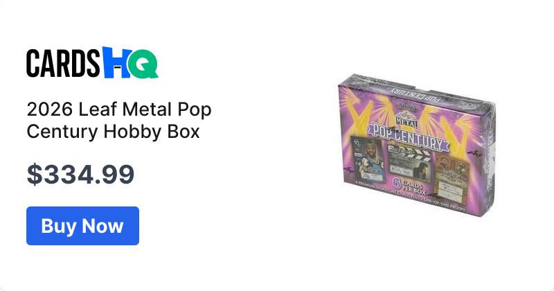 2026 Leaf Metal Pop Century Hobby Box | CardsHQ - Shop Sports Cards ...