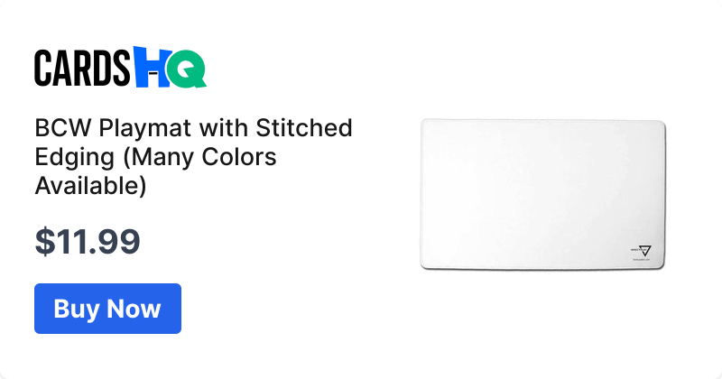 BCW Playmat with Stitched Edging (Many Colors Available) | CardsHQ ...