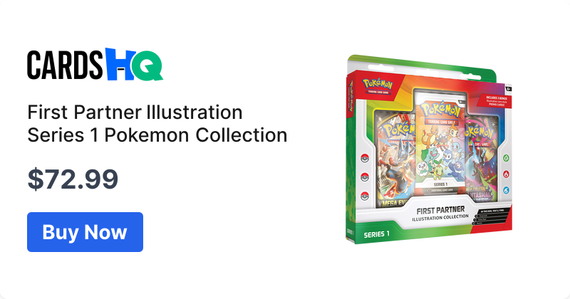 First Partner Illustration Series 1 Pokemon Collection | CardsHQ - Shop ...