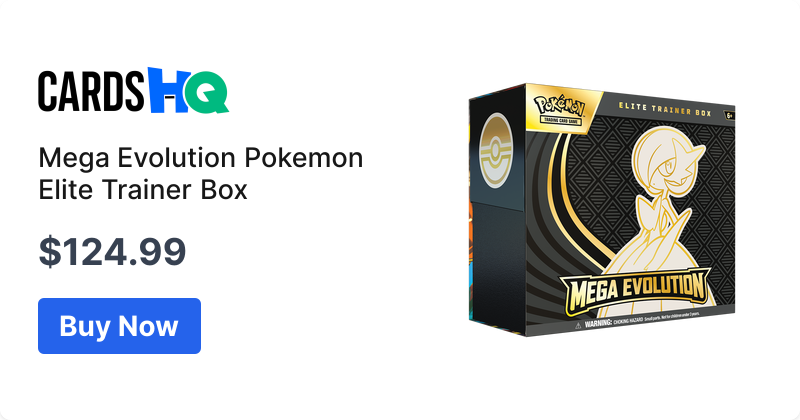 Mega Evolution Pokemon Elite Trainer Box | CardsHQ - Shop Sports Cards ...