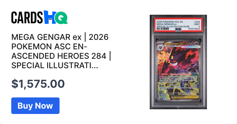 MEGA GENGAR ex | 2026 POKEMON ASC EN-ASCENDED HEROES 284 | SPECIAL ...