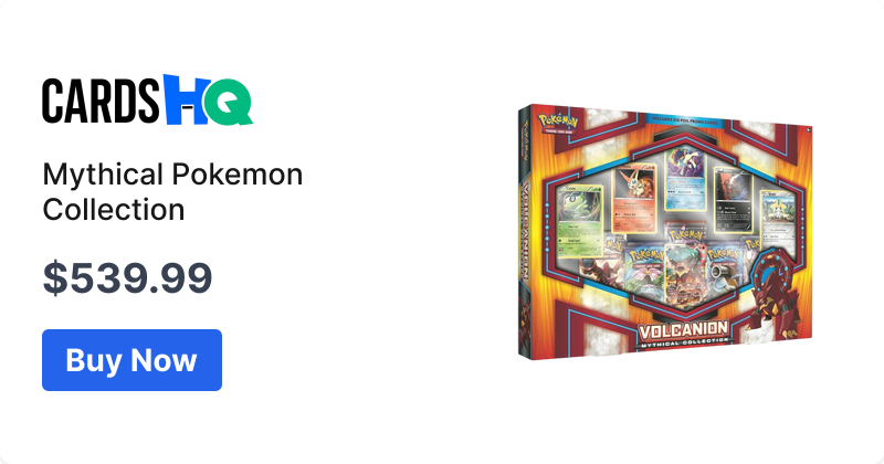 Mythical Pokemon Collection | CardsHQ - Shop Sports Cards, Pokemon ...